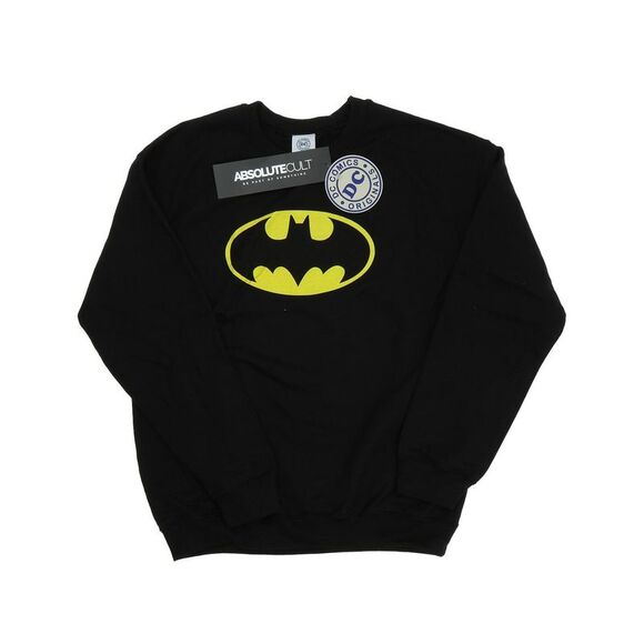 DC Comics | Sweaters | Dc Comics Mens Batman Logo Sweatshirt Black ...
